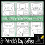 St. Patrick’s day finish the selfie art activity printable art sub ...