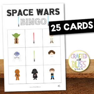 25 Space Wars Bingo Game Printable | Made By Teachers
