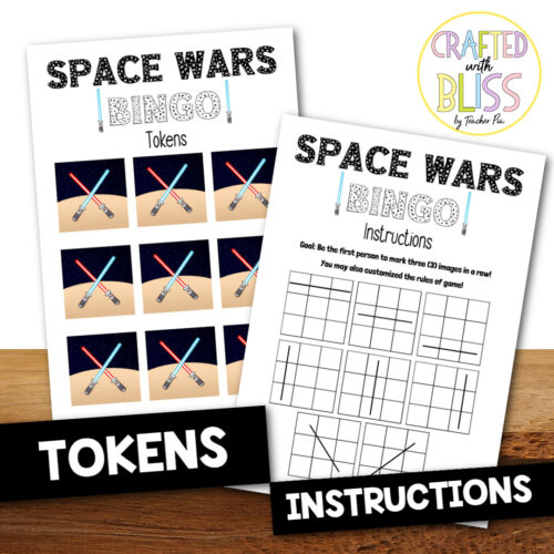 25 Space Wars Bingo Game Printable | Made By Teachers