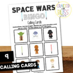 25 Space Wars Bingo Game Printable | Made By Teachers