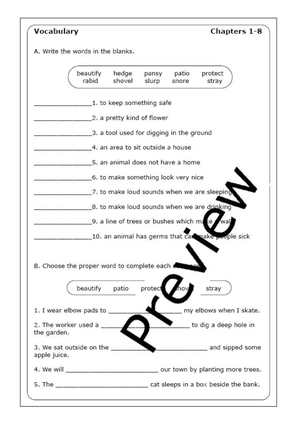 Kate DiCamillo "Mercy Watson Thinks Like a Pig" worksheets | Made By ...