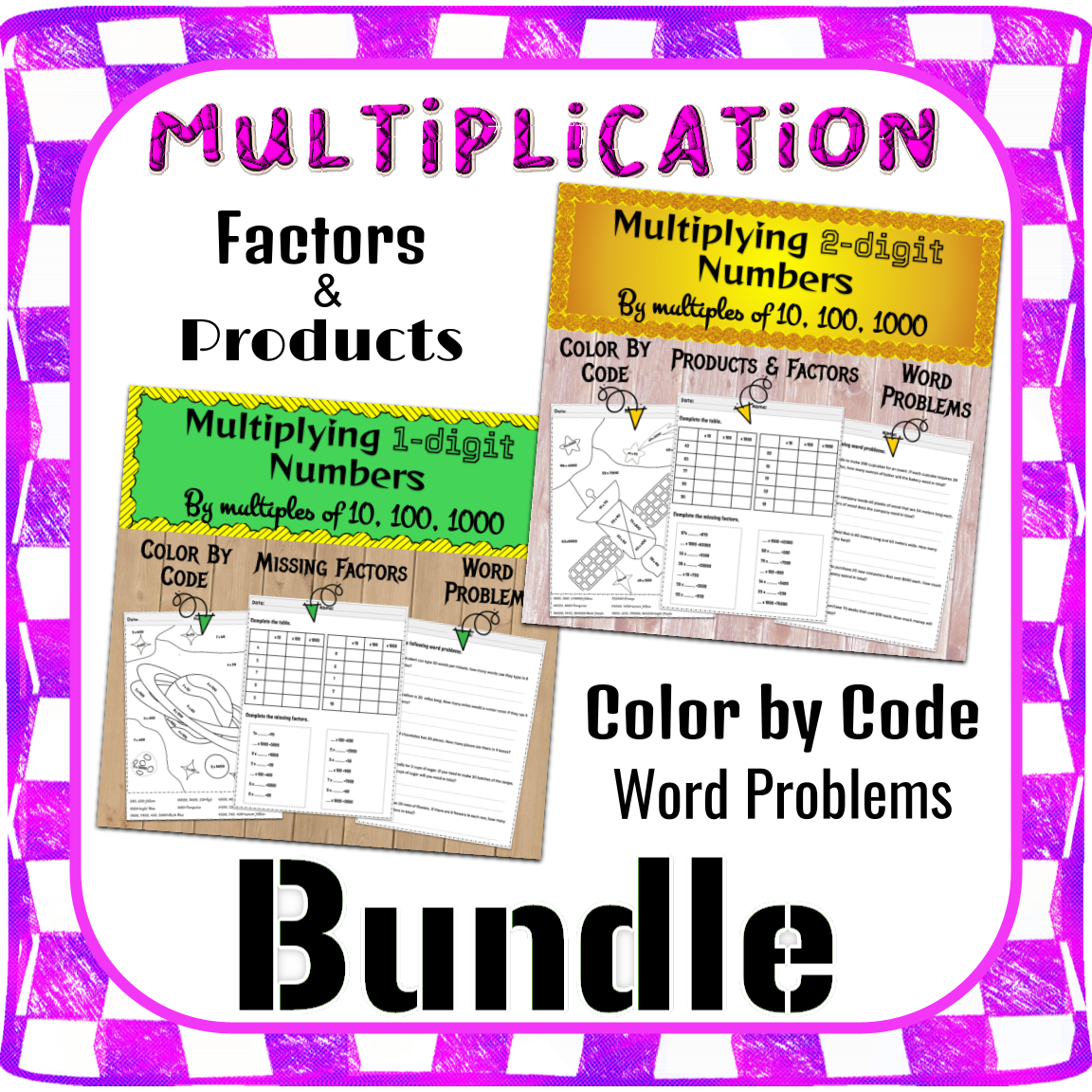Multiplying 1 Digit Numbers by Multiples of 10, 100 - I Have Who Has ...
