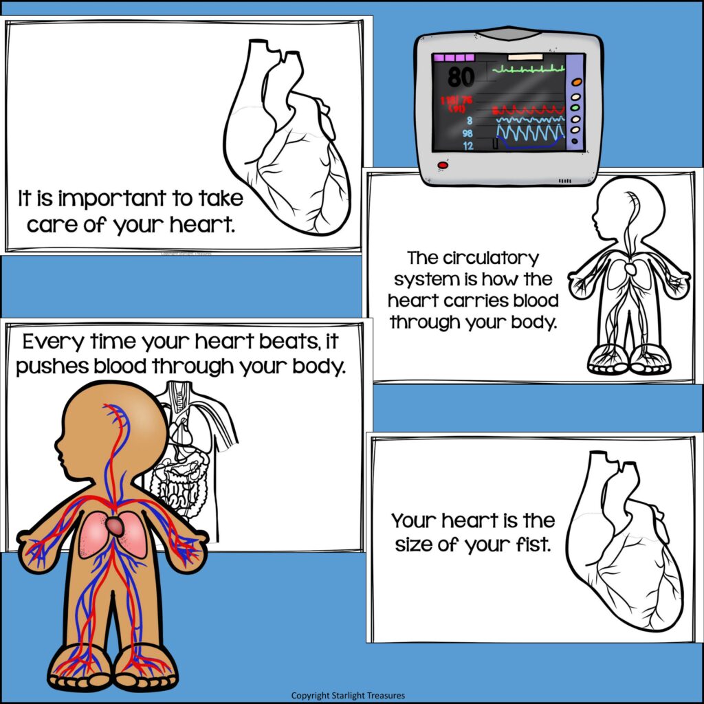 Human Body Systems: Circulatory System Mini Book for Early Readers ...
