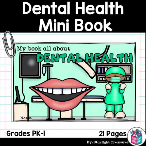 Dental Health Mini Book for Early Readers: Dental Health Month | Made ...