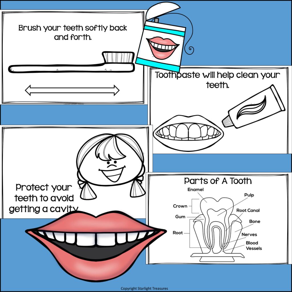Dental Health Mini Book for Early Readers: Dental Health Month | Made ...
