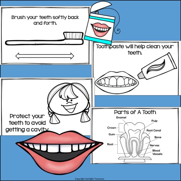 Dental Health Mini Book for Early Readers: Dental Health Month | Made ...