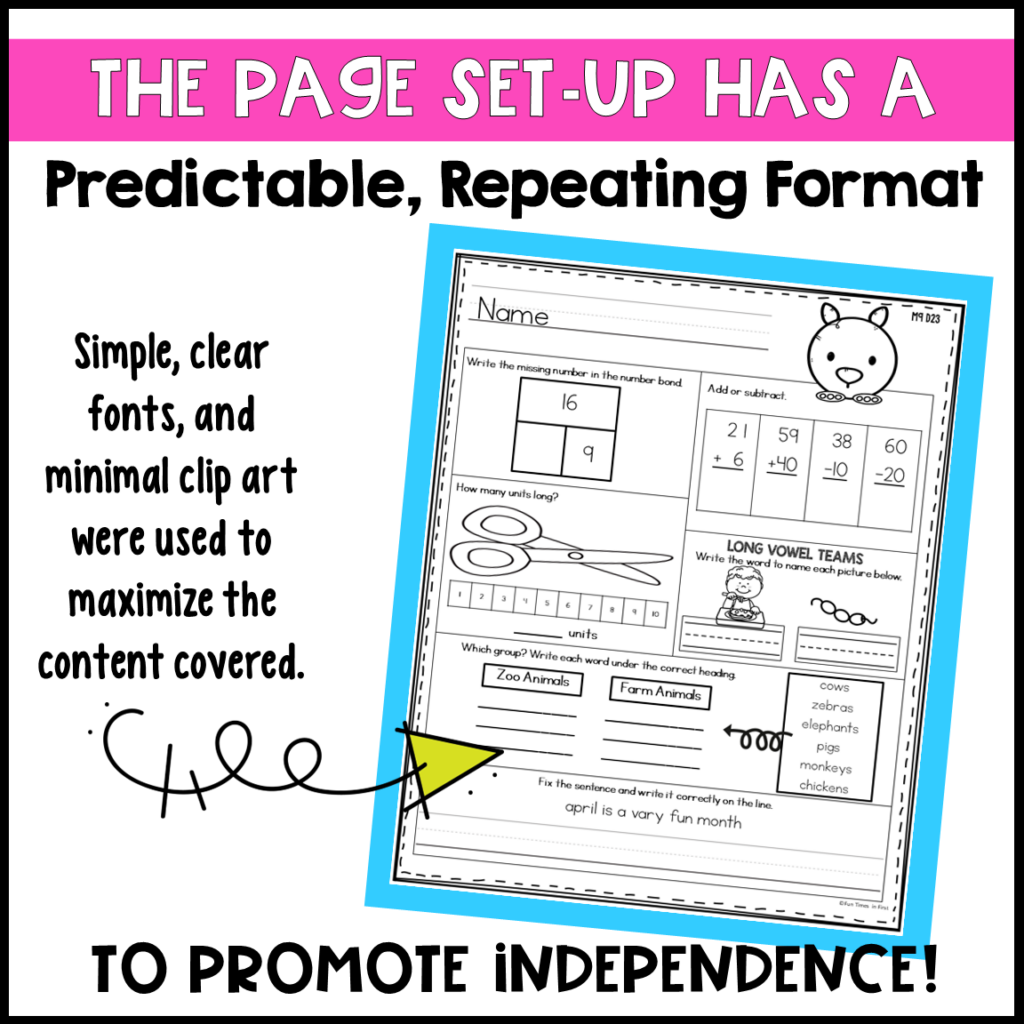 First Grade Morning Work | Printable and Digital for Google Slides ...