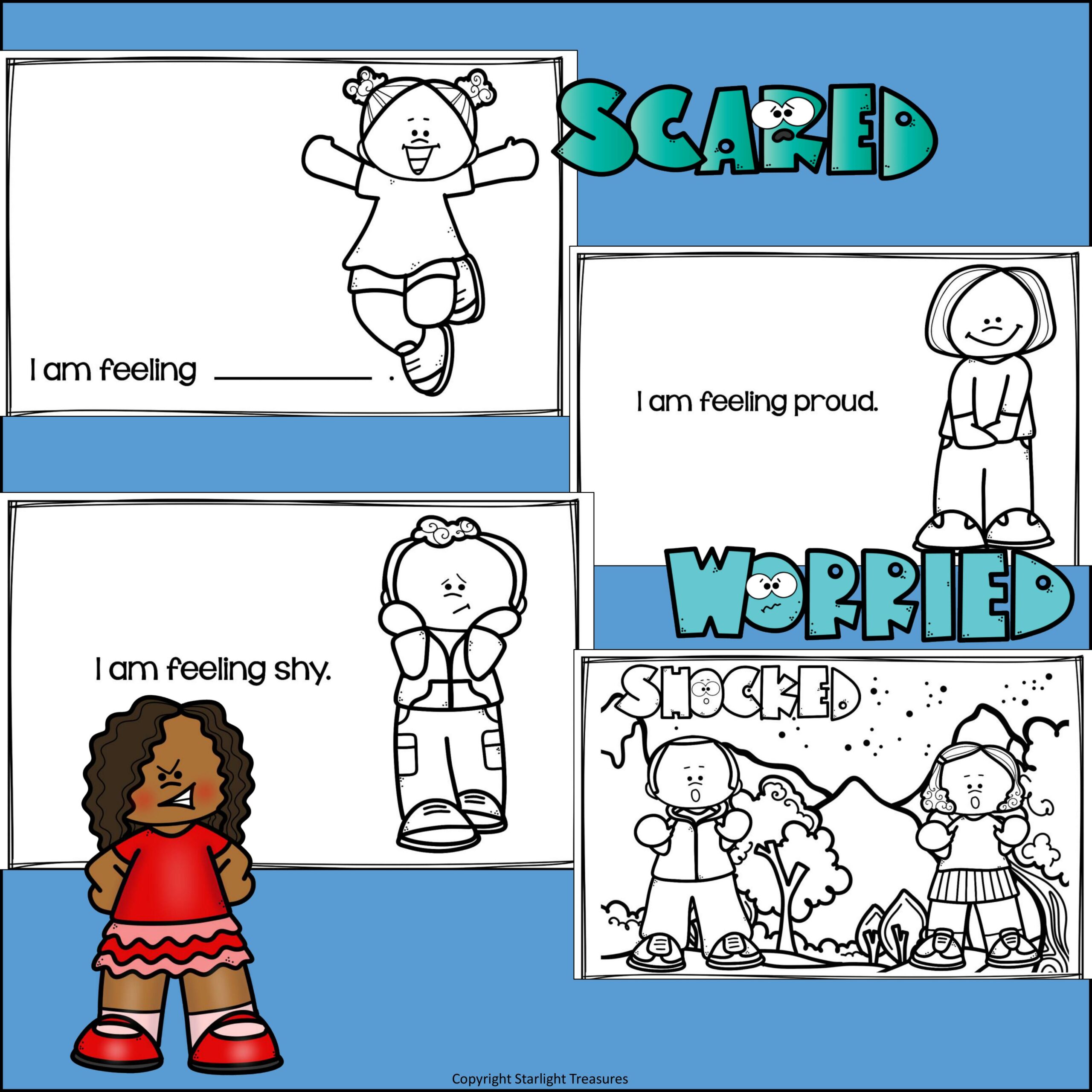 My Emotions and Feelings Mini Book for Early Readers | Made By Teachers