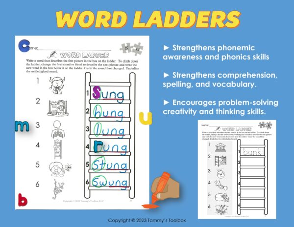 Decodable Welded and Glued Sound Word Family Puzzles | Made By Teachers