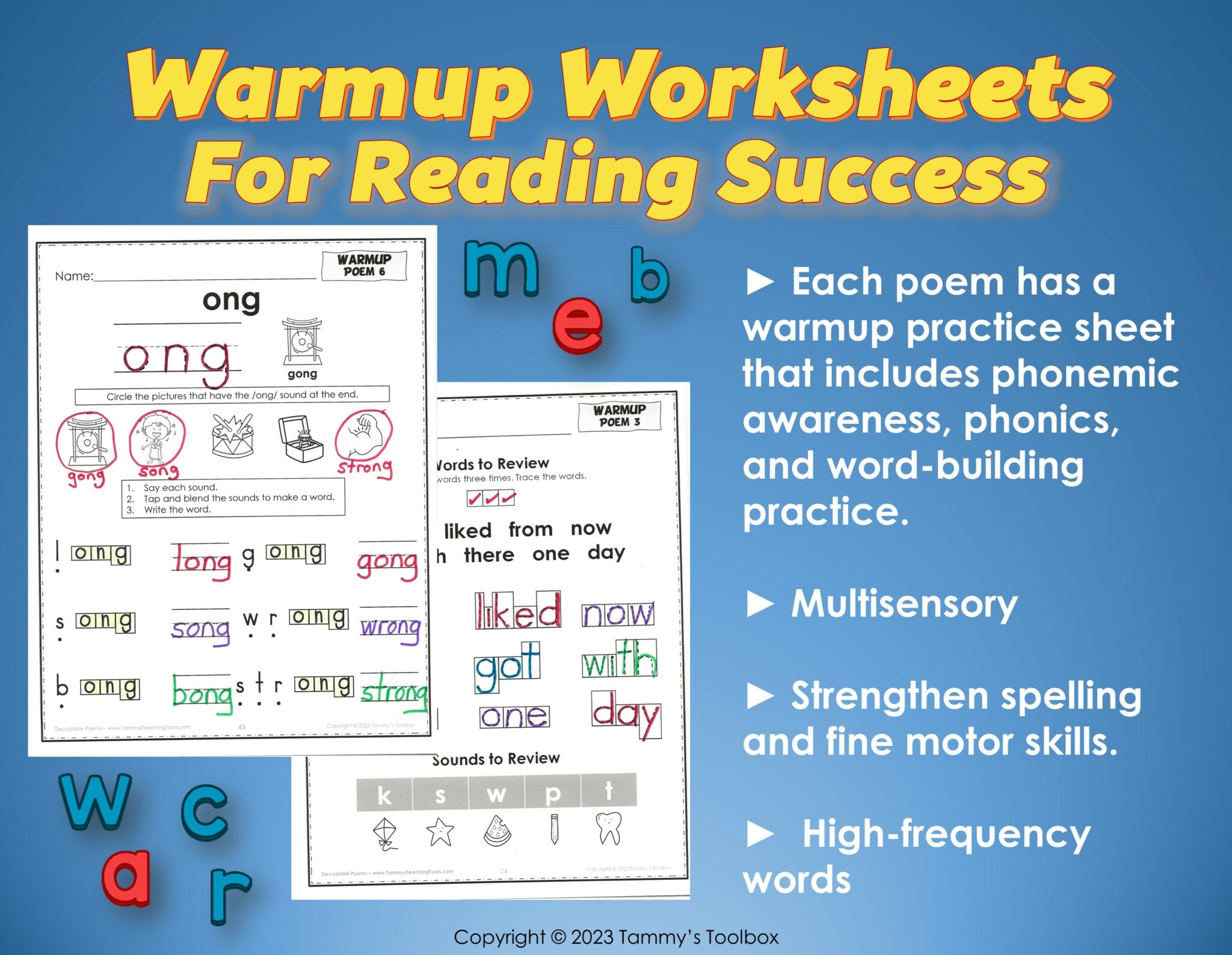 Welded and Glued Sound Decodable Readers Poems | Made By Teachers