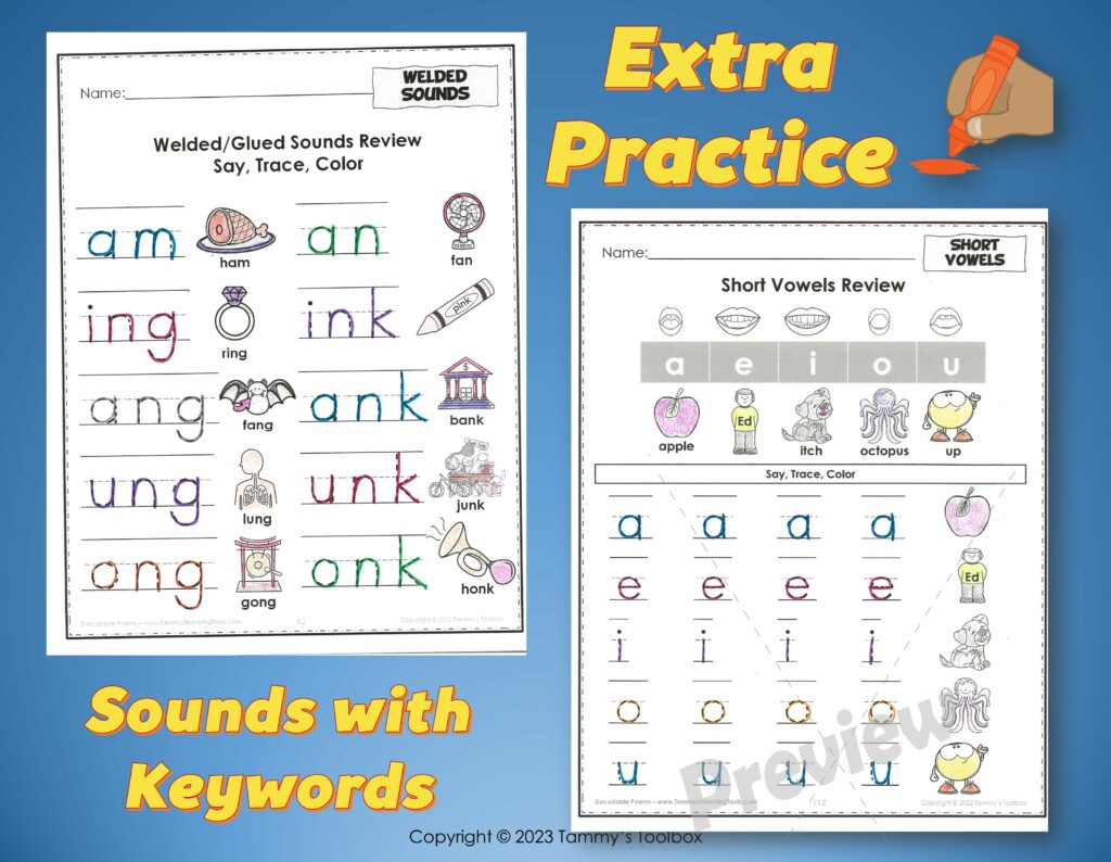 Welded and Glued Sound Decodable Readers Poems | Made By Teachers