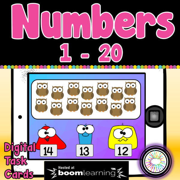 Counting Objects - Numbers 1 - 20 Boom Cards™ | Made By Teachers