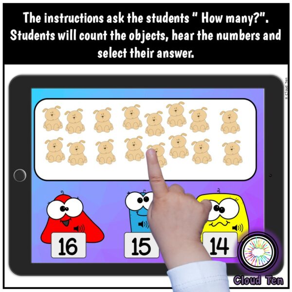 Counting Objects - Numbers 1 - 20 Boom Cards™ | Made By Teachers