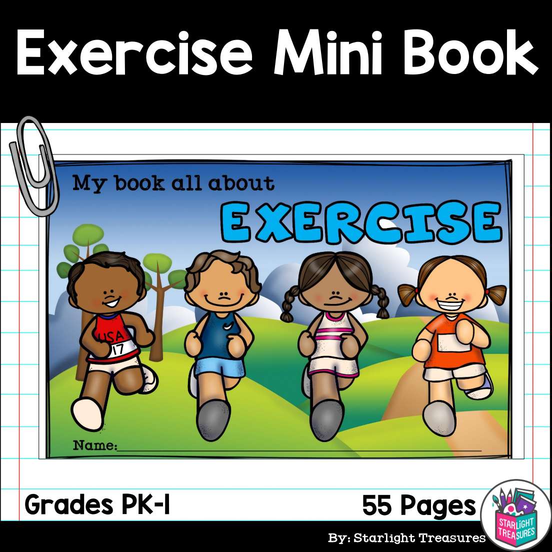 Exercise and Sports Mini Book for Early Readers | Made By Teachers