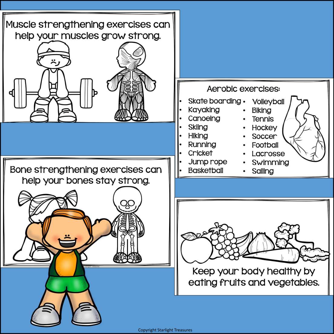 Exercise and Sports Mini Book for Early Readers | Made By Teachers