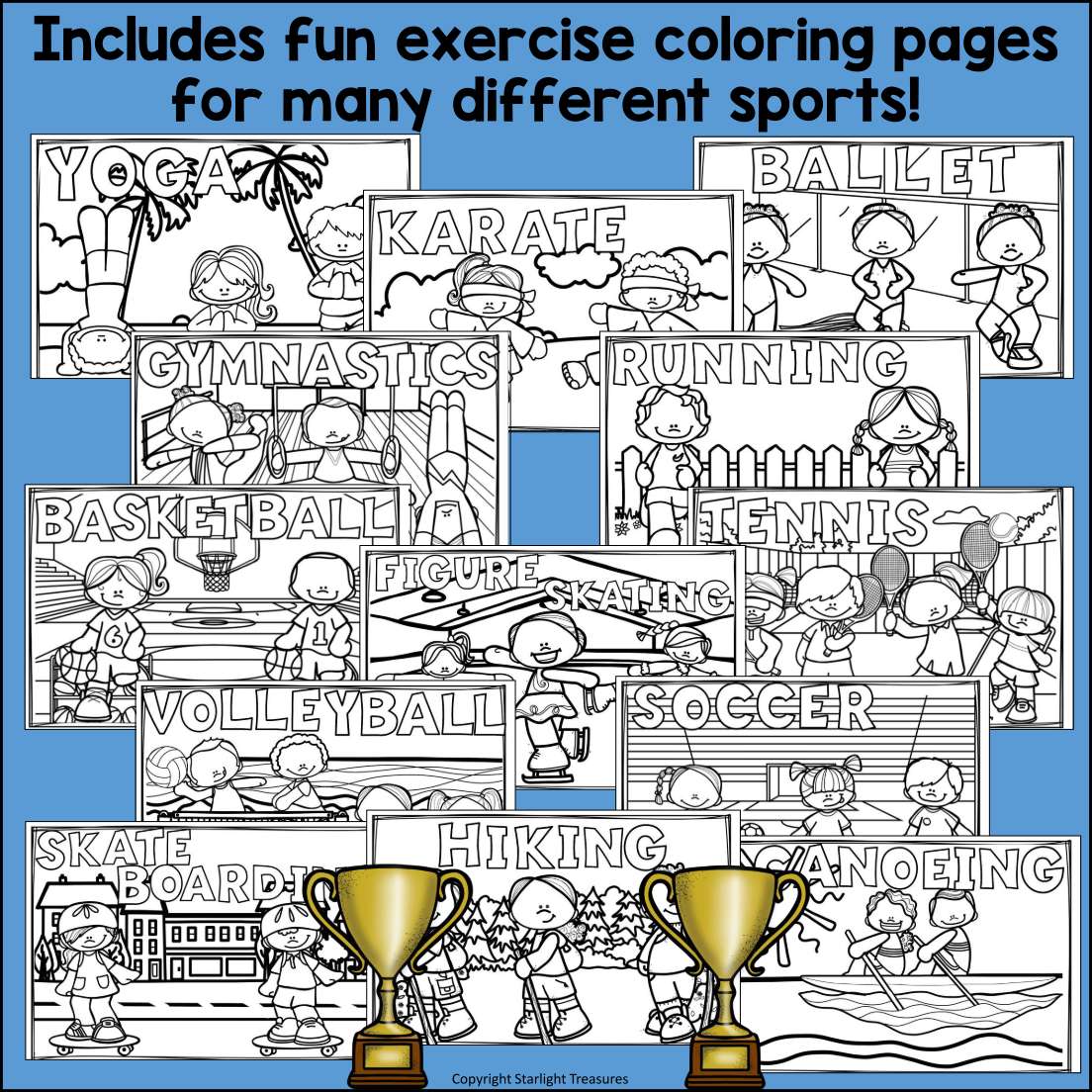 Exercise and Sports Mini Book for Early Readers | Made By Teachers