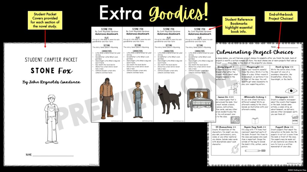 Stone Fox Novel Study Unit | Made By Teachers