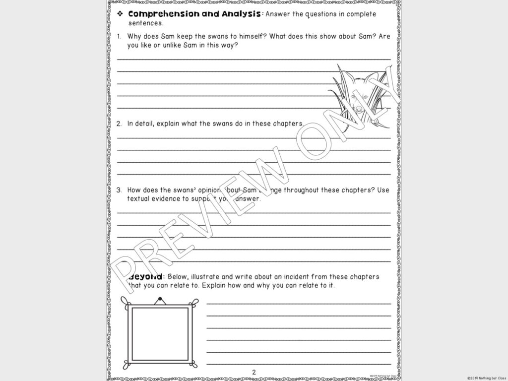 The Trumpet of the Swan Novel Study Unit | Made By Teachers