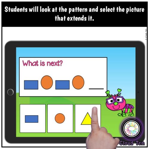 Patterns Sequencing Boom Cards™ | Made By Teachers