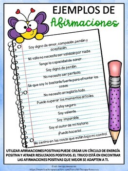 SPANISH VERSION Positive Affirmations Love Bee Craft Activity | Made By ...