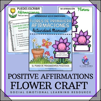 SPANISH VERSION - Positive Affirmation Spring Flower Craft | Made By ...