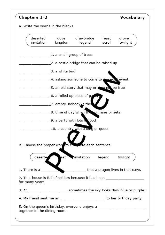 Merlin Mission #1 "Christmas in Camelot" worksheets | Made By Teachers