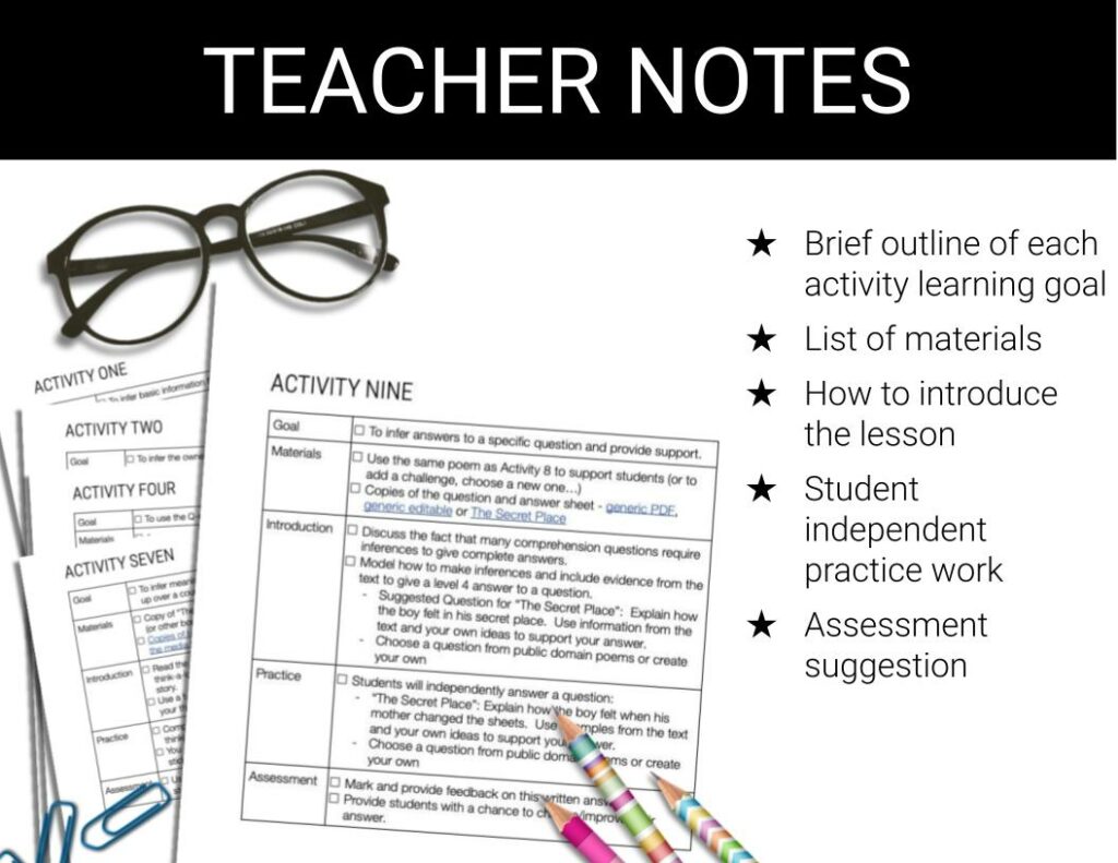 Making Inferences Reading Comprehension Strategy Unit - Inferring ...