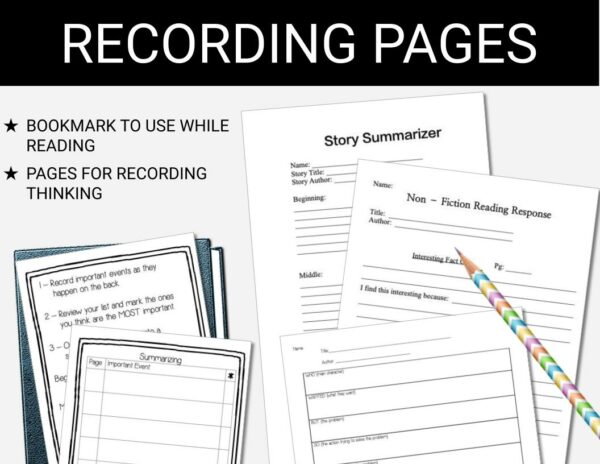 Summarizing Fiction & Nonfiction - Reading Comprehension Strategies ...
