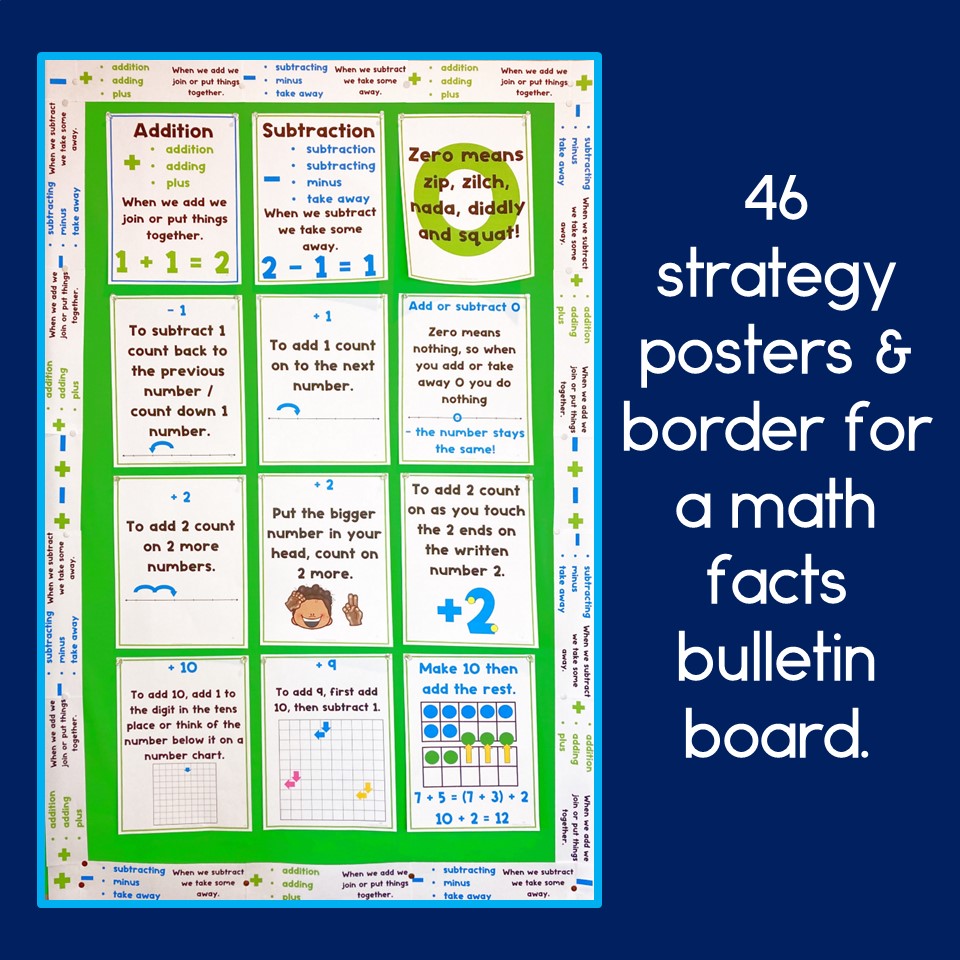 Math Facts Strategies for Addition and Subtraction to 20 | Made By Teachers