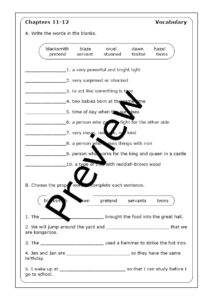 Merlin Mission #2 "Haunted Castle on Hallows Eve" worksheets | Made By ...