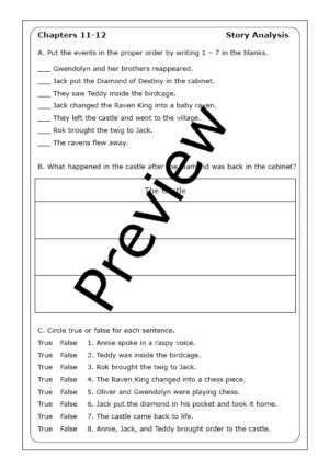 Merlin Mission #2 "Haunted Castle on Hallows Eve" worksheets - Made By ...