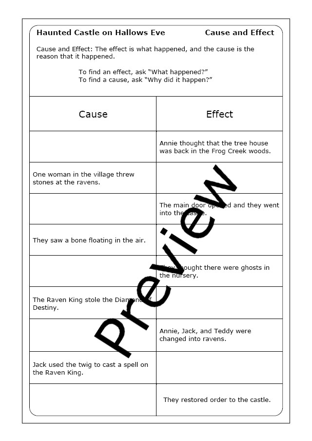 Merlin Mission #2 "Haunted Castle on Hallows Eve" worksheets | Made By ...