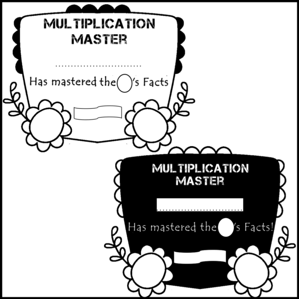 Multiplication Master Certificates - Multiplication Award | Made By ...