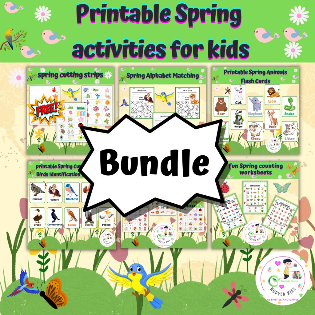 Printable Spring activities for kids Bundle | Made By Teachers