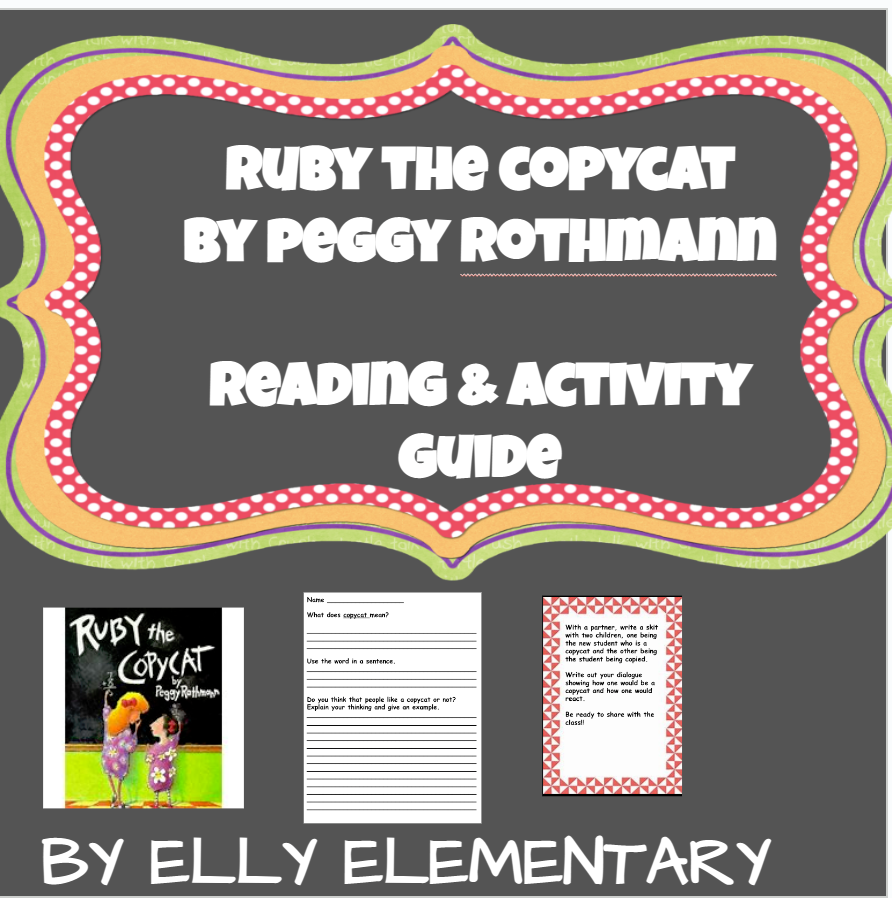RUBY THE COPYCAT READING LESSONS WITH ACTIVITIES | Made By Teachers