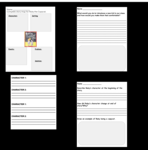 RUBY THE COPYCAT READING LESSONS WITH ACTIVITIES | Made By Teachers