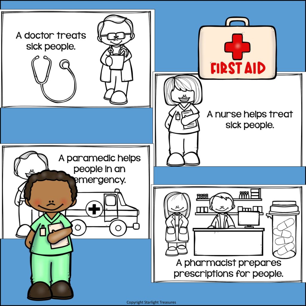 Medical Careers Mini Book for Early Readers | Made By Teachers