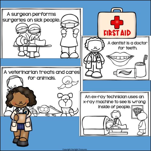 Medical Careers Mini Book for Early Readers | Made By Teachers