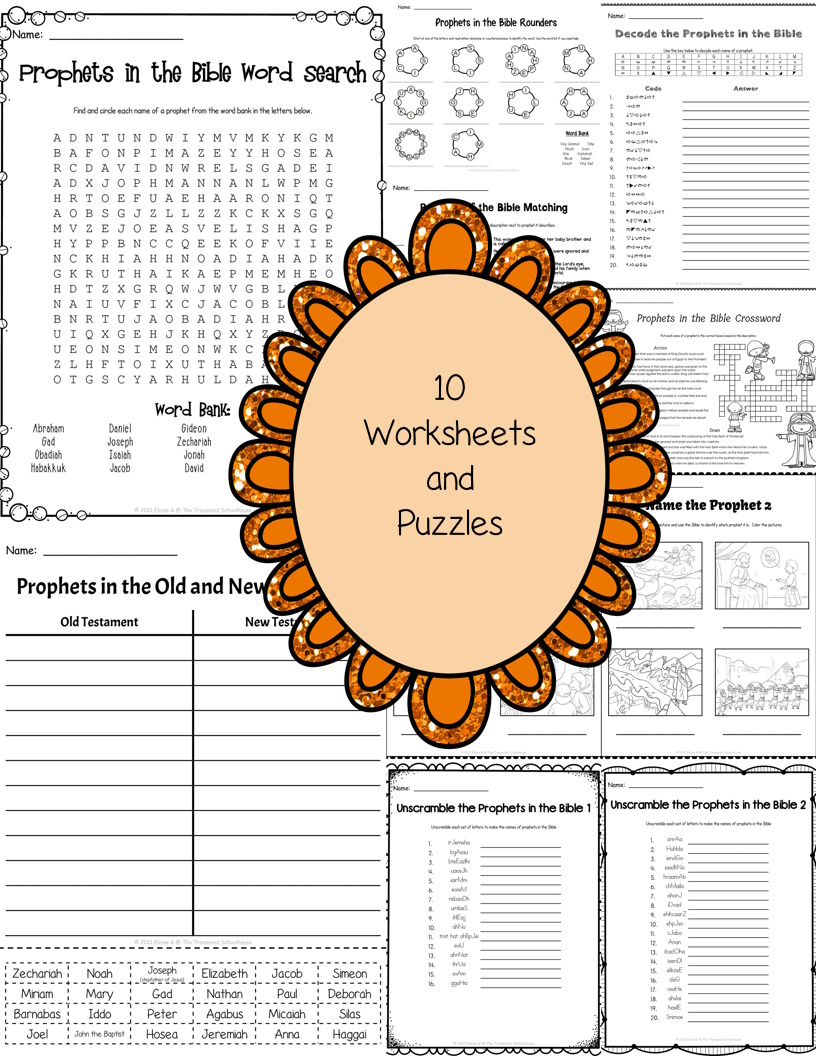 Prophets in the Bible Activity Pack | Made By Teachers