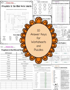 Prophets in the Bible Activity Pack | Made By Teachers