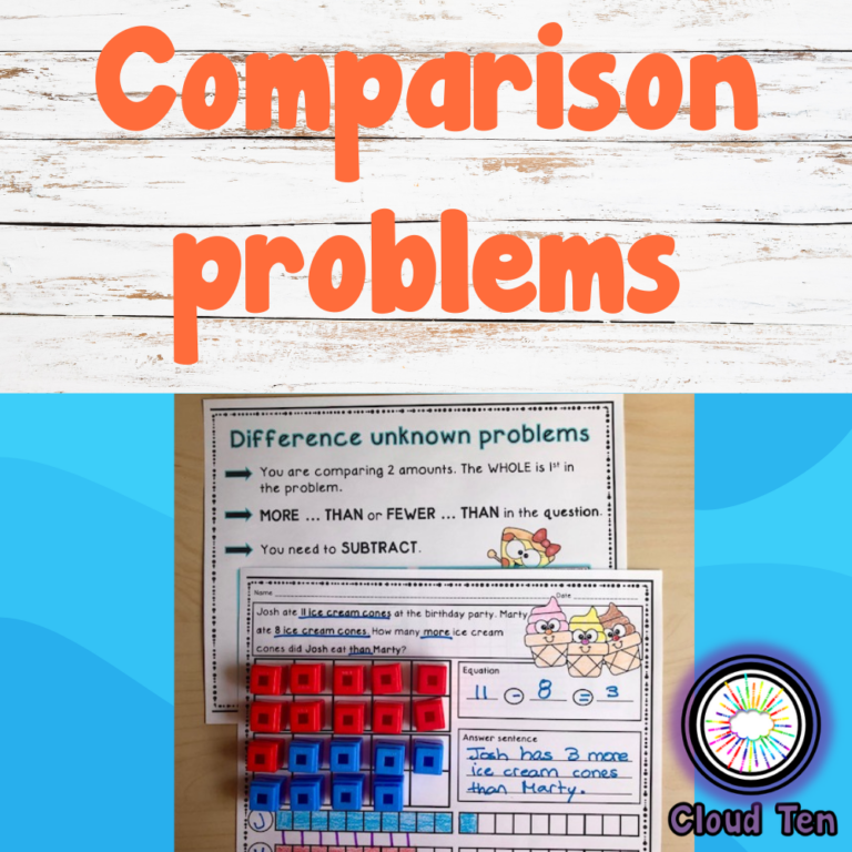 Comparison Word Problems | Made By Teachers