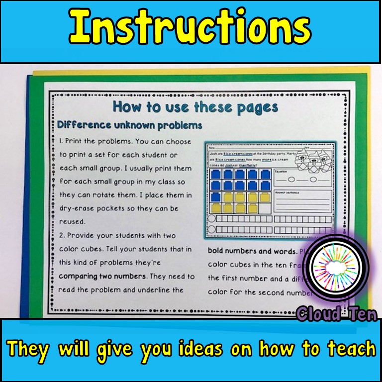 Comparison Word Problems | Made By Teachers