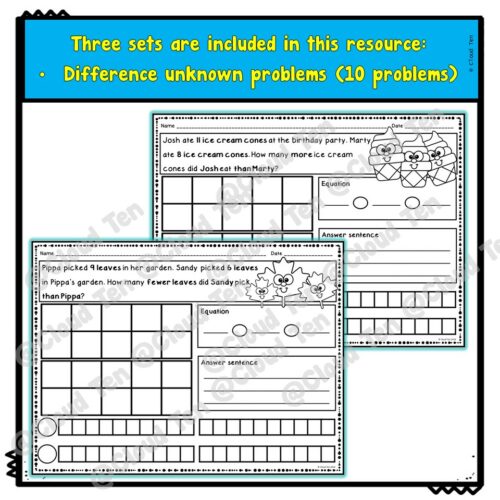 Comparison Word Problems | Made By Teachers
