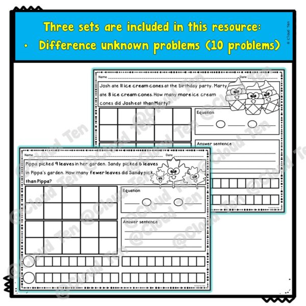 Comparison Word Problems | Made By Teachers