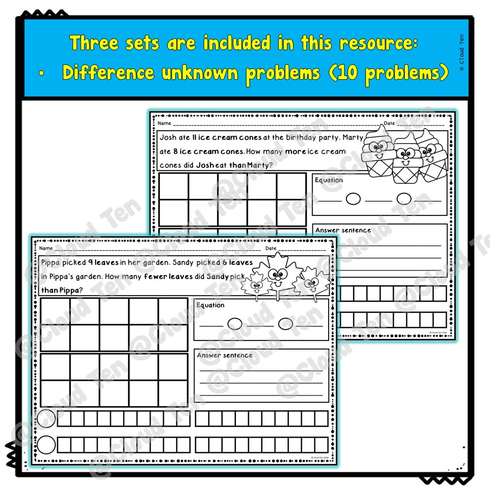 Comparison Word Problems | Made By Teachers