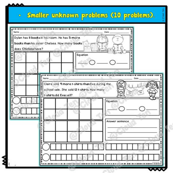 Comparison Word Problems | Made By Teachers