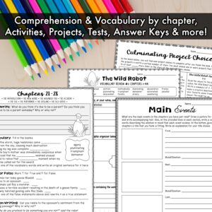 The Wild Robot Novel Study Unit | Made By Teachers