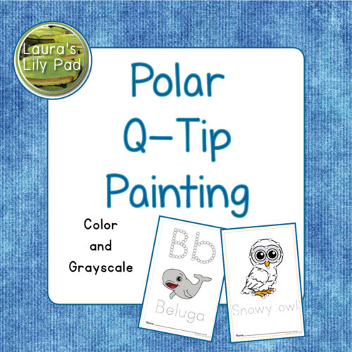 Polar Q-tip Painting | Made By Teachers