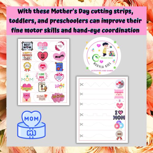 Mother's Day cutting strips | Mother's Day Activities | Made By Teachers