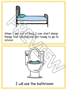 Getting Ready for School, Morning Routine Social Skills Story | Made By ...